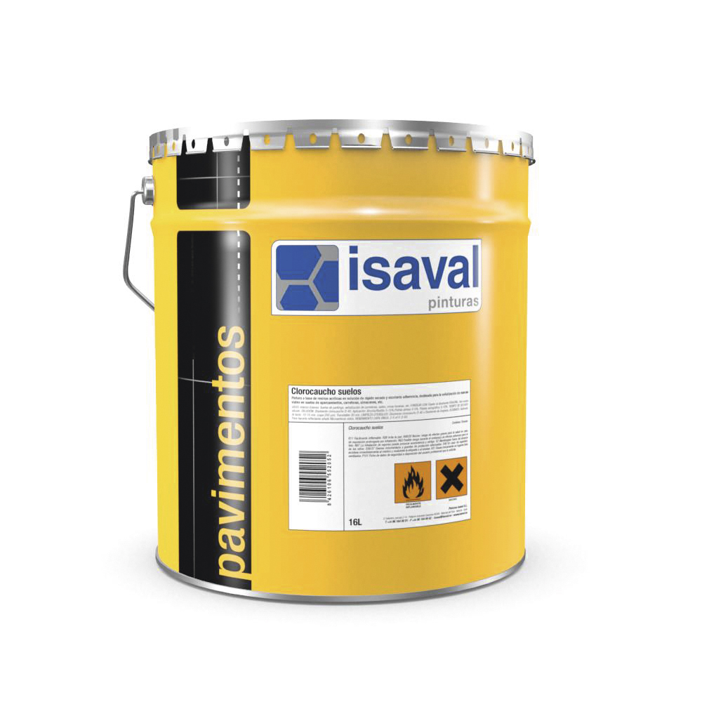 Chlorinated rubber for floors • Isaval