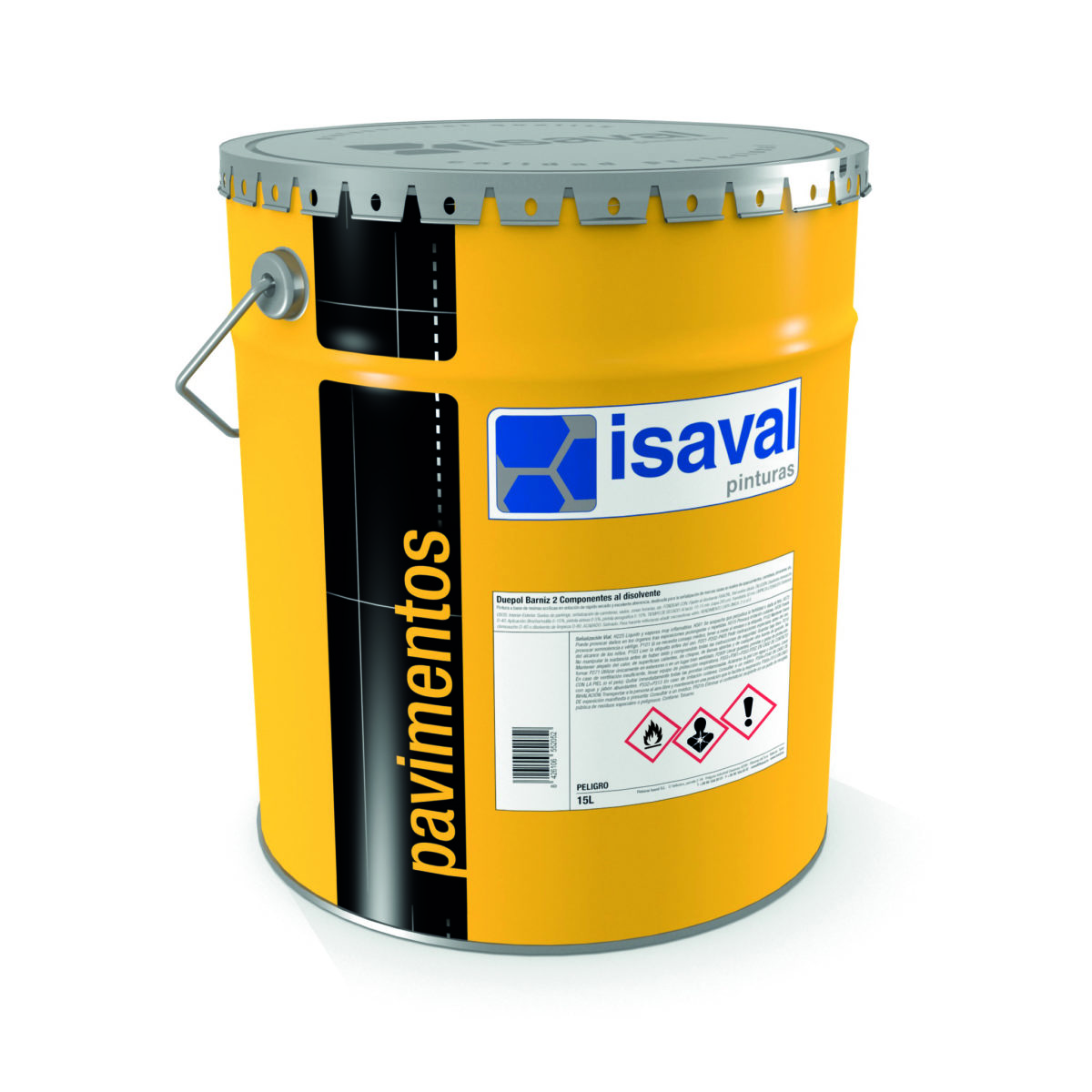 Duepol Barniz 2 comp. al disolvente • Isaval