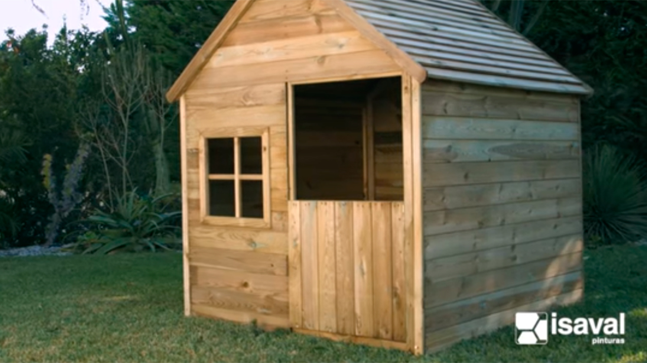 Proteger, barnizar y mantener casa madera jardín, Isaval Xanol Lasures ...