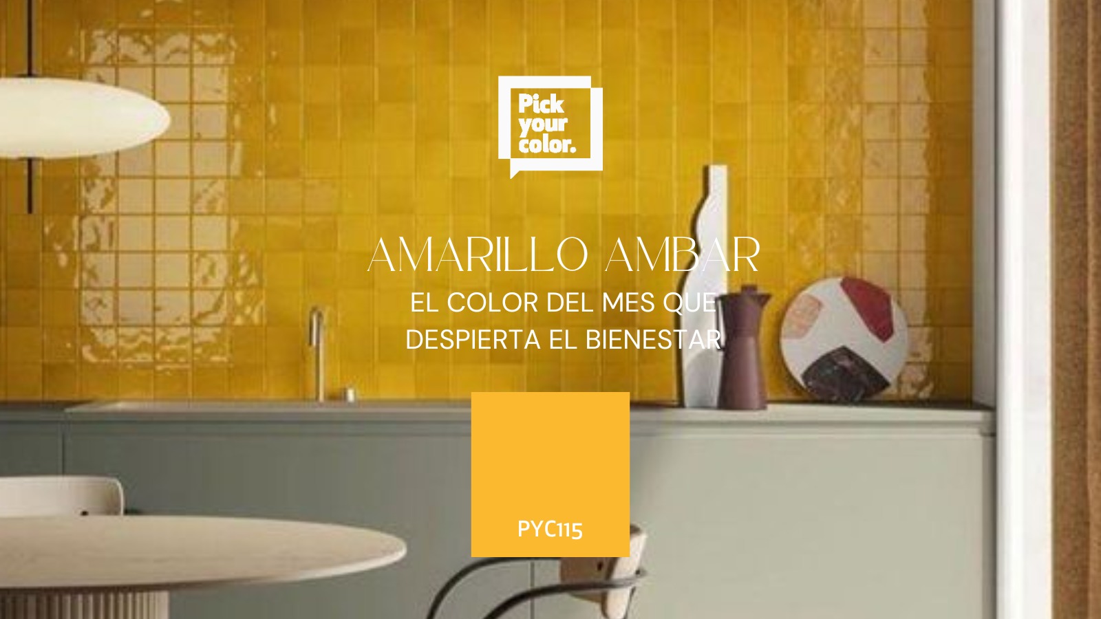 Amarillo ámbar, el color que inspira el bienestar • Isaval
