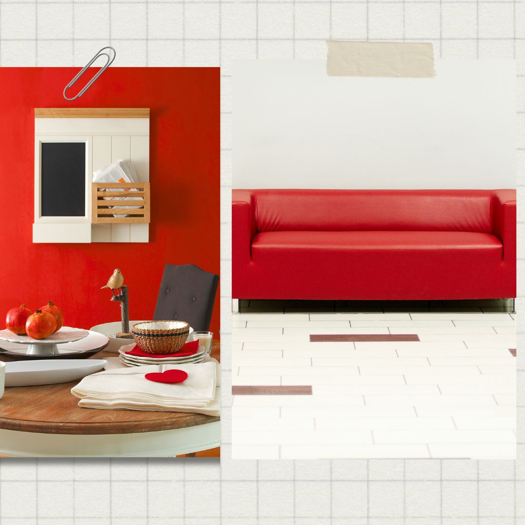 Color bermellón: ¿Qué es y cómo combinarlo en el hogar? • Isaval