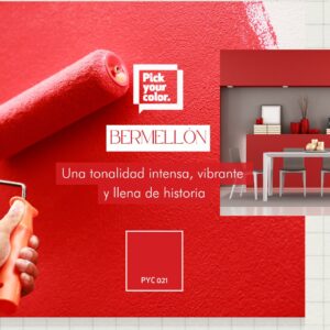 Color bermellón: ¿Qué es y cómo combinarlo en el hogar? • Isaval