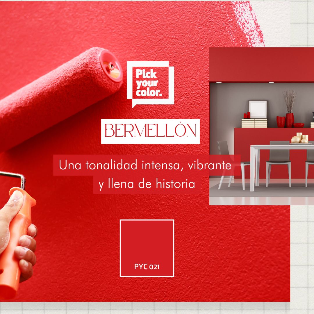 Color bermellón: ¿Qué es y cómo combinarlo en el hogar? • Isaval