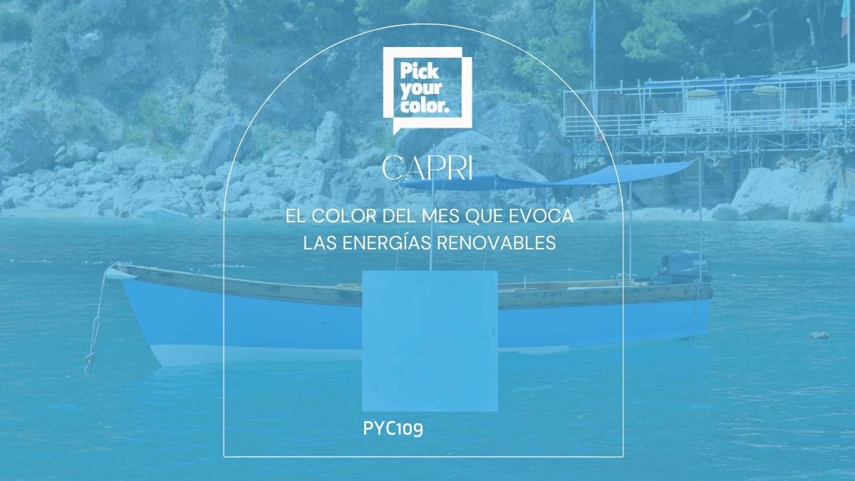 Azul Capri, el color que inspira las energías renovables • Isaval