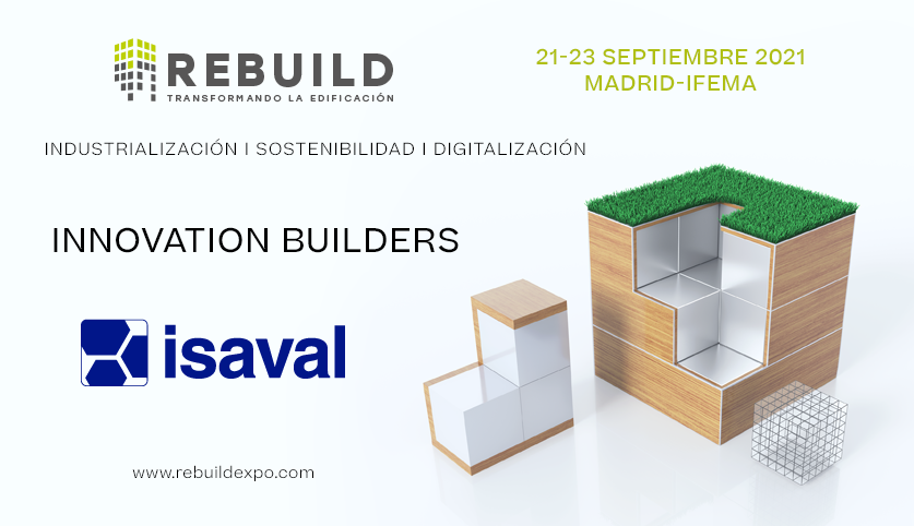 Isaval participa como Event Partner en Rebuild. • Isaval